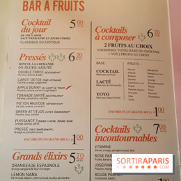 Album Photos Le Paradis du fruit dévoile sa nouvelle carte