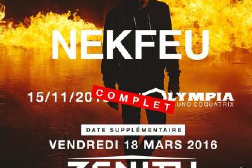 Nekfeu en concert au Zénith de Paris en 2016 - Sortiraparis.com