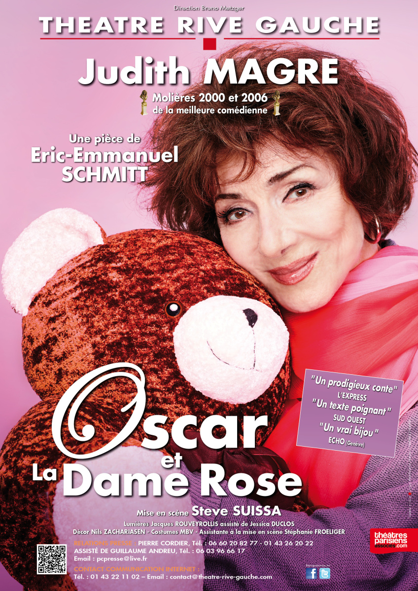 Oscar et la dame Rose au Théâtre Rive Gauche - Sortiraparis.com