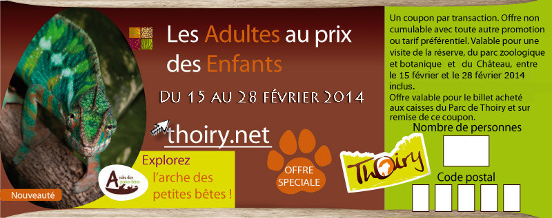 Bon plan Zoo de Thoiry, les adultes au prix des enfants - Sortiraparis.com