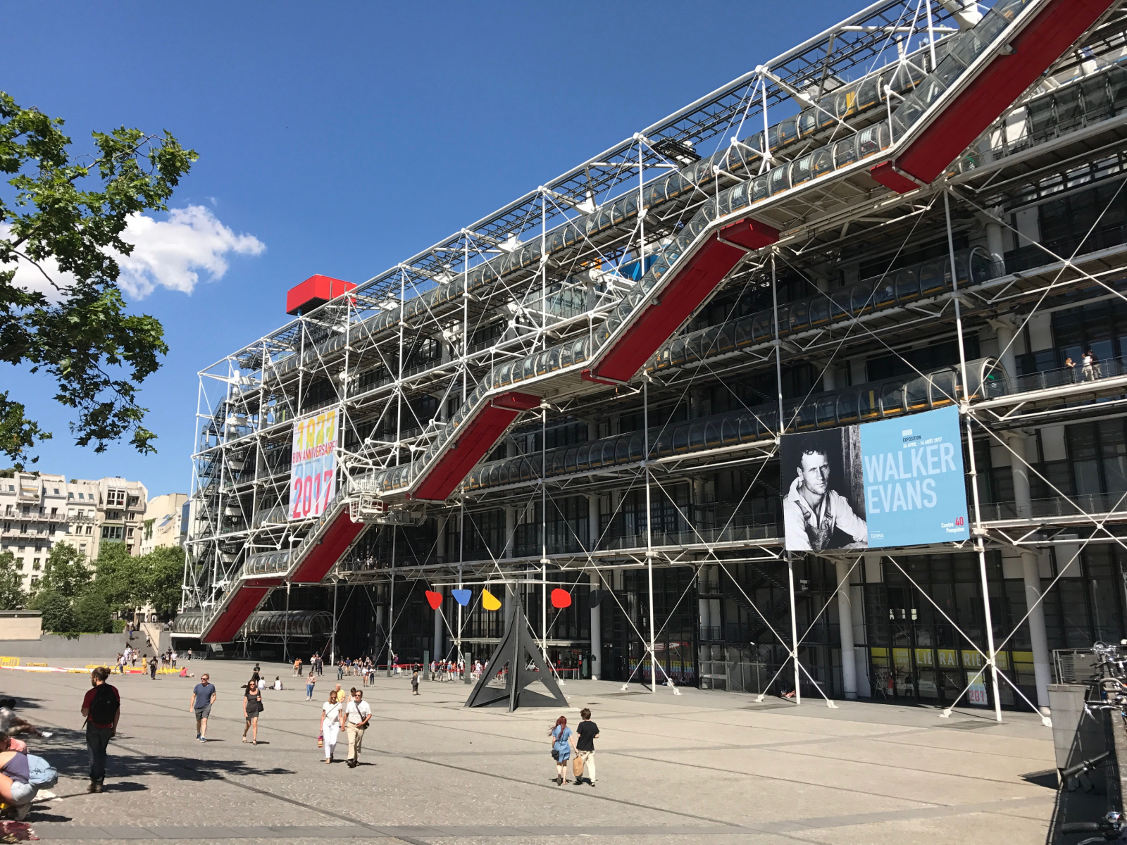 Pompidou Center Aerial View