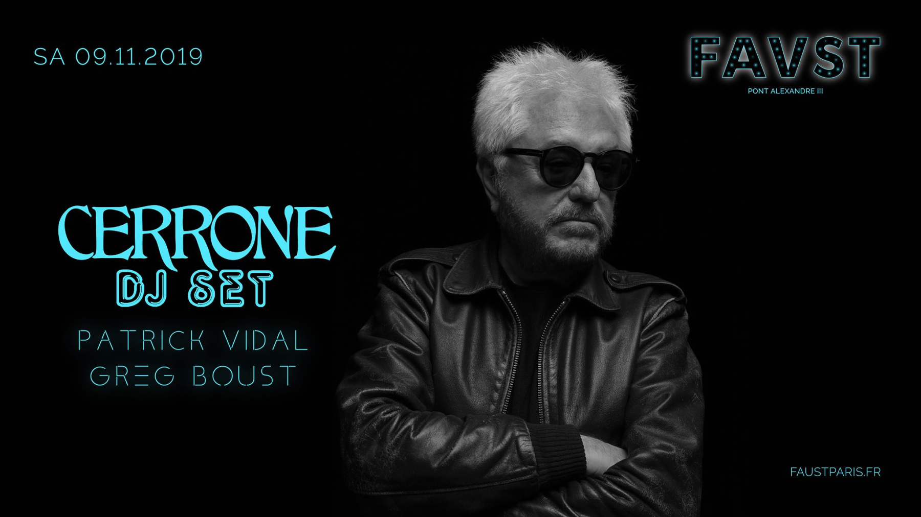 Cerrone au Faust avec Patrick Vidal et Greg Boust - Sortiraparis.com